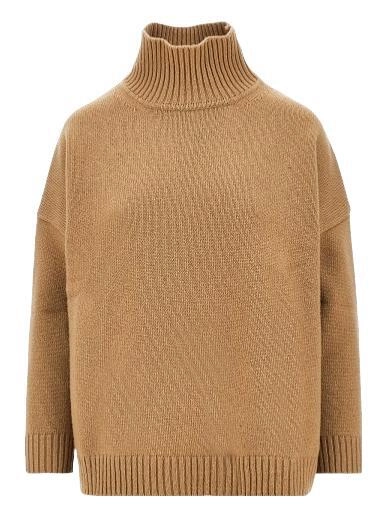 Max Mara High Neck Sweater - Beige
