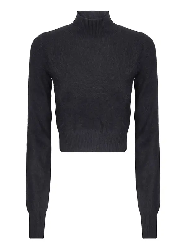 Sportmax Long-sleeved Sweater - Black