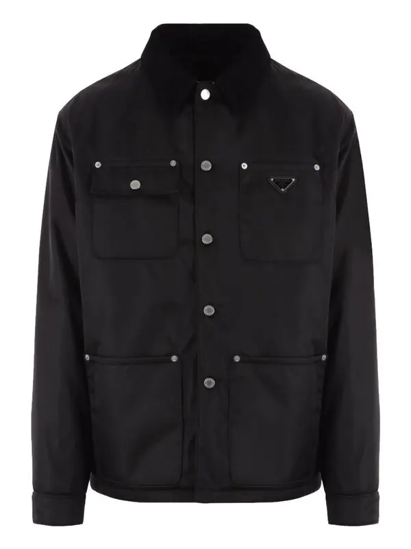 Prada Re-nylon Blouson Jacket - Black