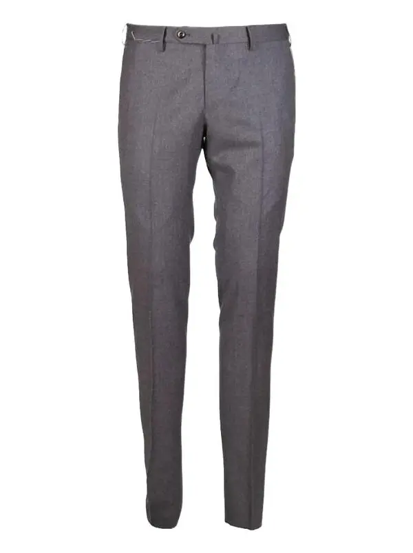 PT TORINO Tailored Straight Leg Trousers - Black