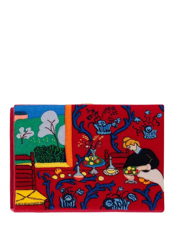 OLYMPIA LE-TAN The Dessert: Harmony In Clutch - Red