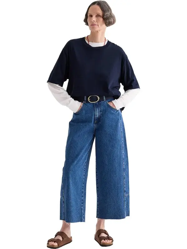 TWP Slouchy Boyfriend Jeans In Heavy Denim - Paris