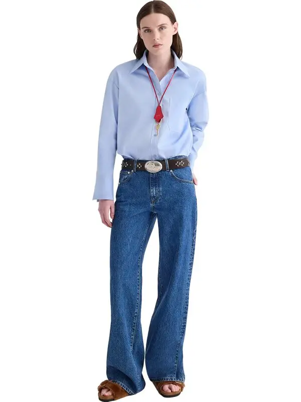 TWP Heavy Denim Straight Leg Jeans - Paris