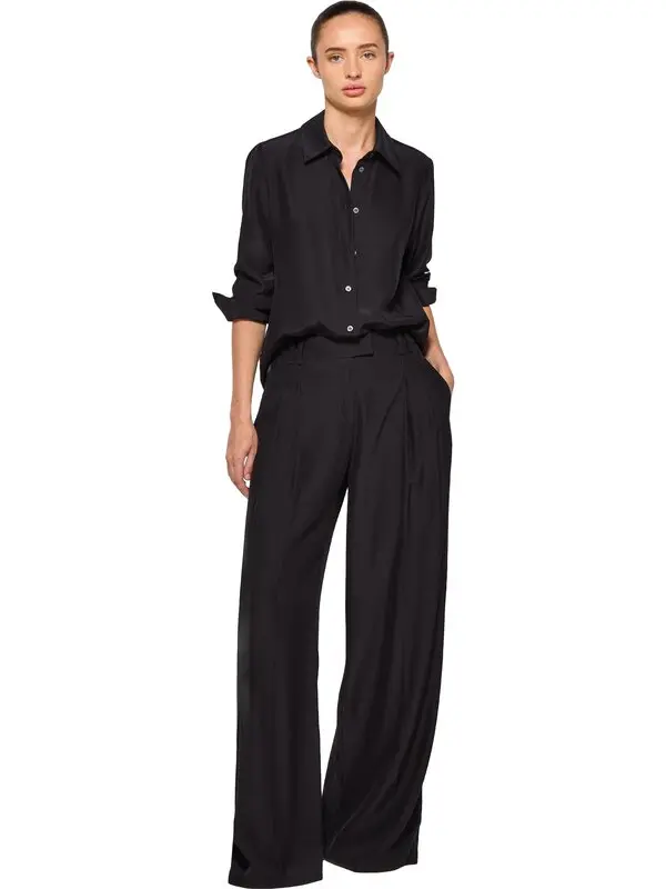 Serena Bute Silk Serena Trouser - Black