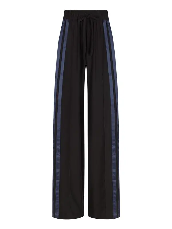 Serena Bute Silk Icon Jogger - Black