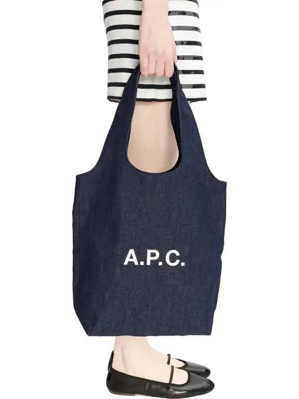 A.p.c. Ninon Tote Bag - Indigo