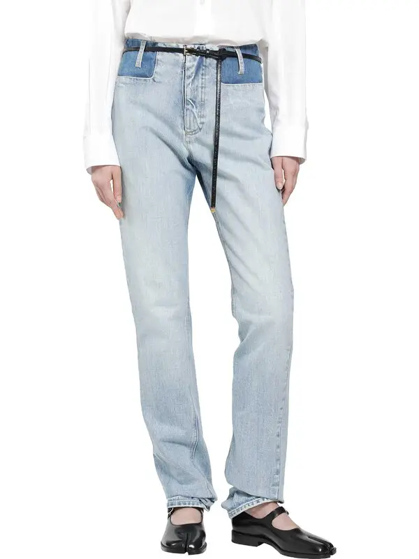 MAISON MARGIELA Two-tone Jeans - Blue