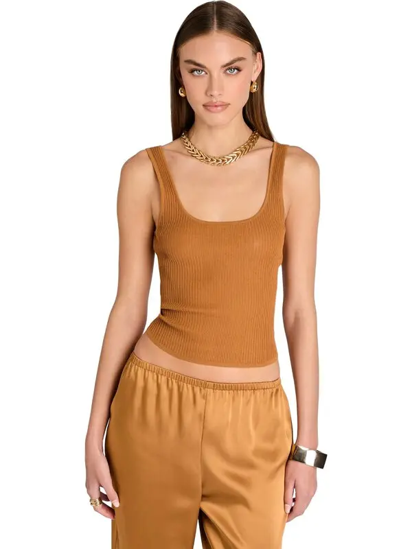 SEROYA Alberta Knit Tank - Dune