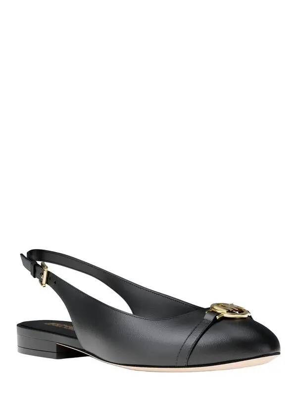 Michael Kors Dori Slingback Flat - Black