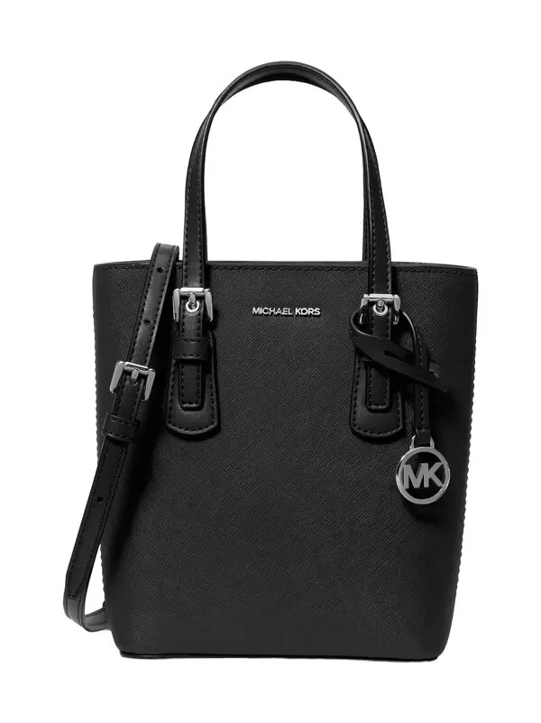 Michael Kors Voyager Extra-small Leather Convertible Crossbody Bag - Black