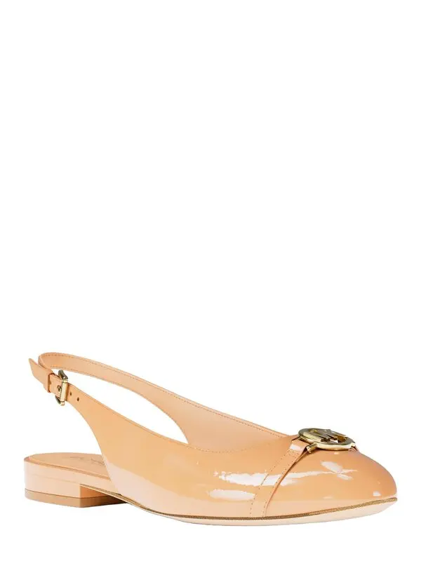 Michael Kors Dori Patent Slingback Flat - Pink