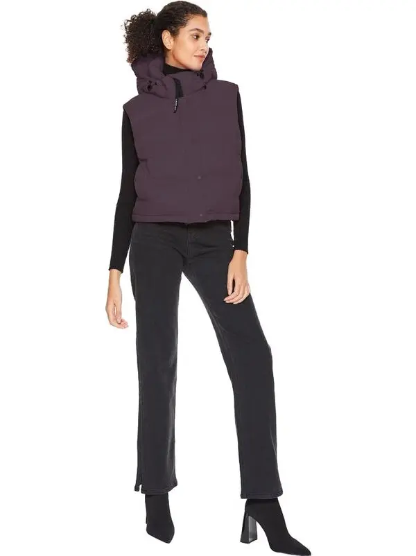 OROLAY Puff-o® Down Puffer Vest - Purple