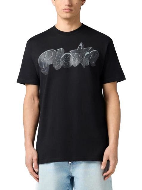 Philipp Plein Round Neck T-shirt Puffy Gummy Plein - Black/black