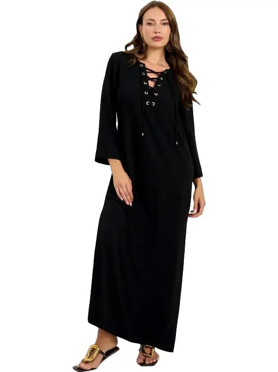 Trina Turk Catamaran Dress - Black