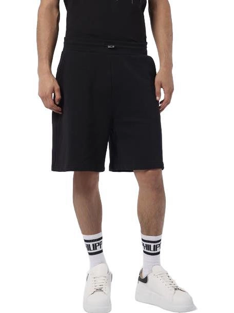Philipp Plein Fleece Shorts - Black