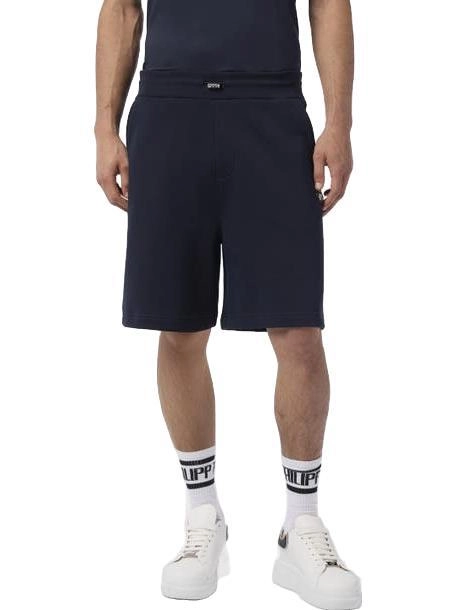 Philipp Plein Fleece Shorts - Navy