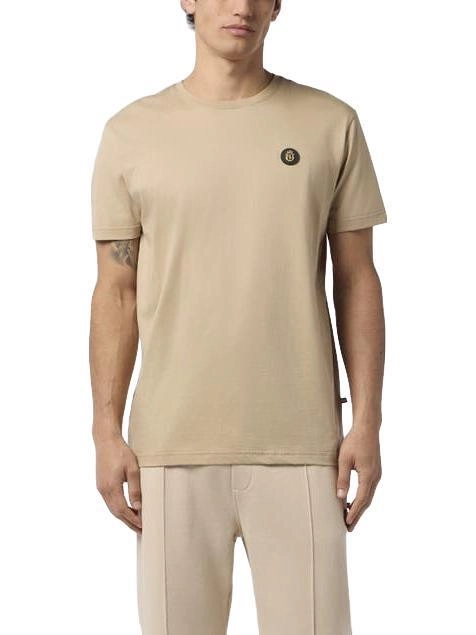 BILLIONAIRE Round Neck T-shirt Basic - Beige