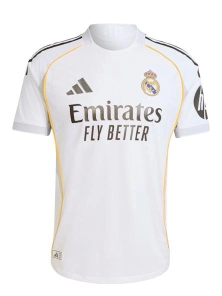 Adidas Real Madrid 25/26 Home Authentic Jersey - Home Kit