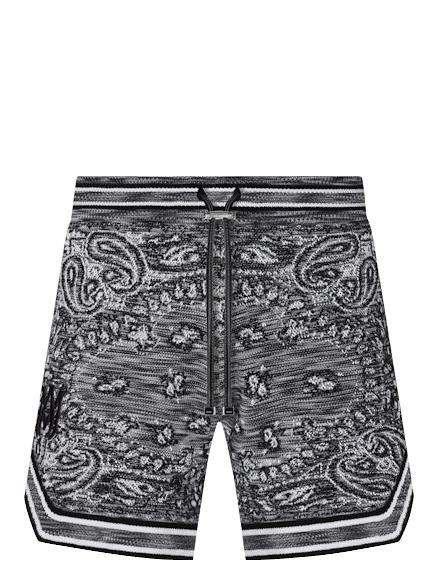 Amiri Space Dye Bandana Short - Black
