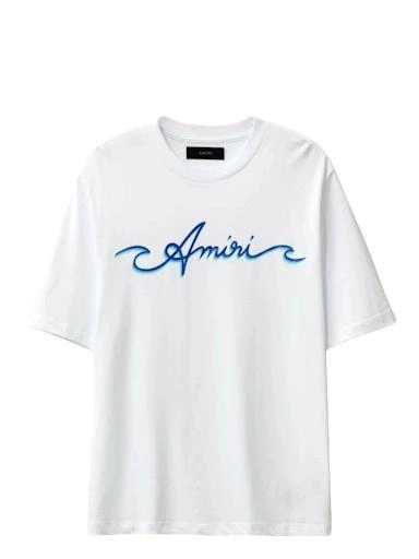 Amiri Wave Tee Shirt - White