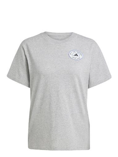 Adidas Farmers Market Graphic Tee Shirt - Medium Grey Heather
