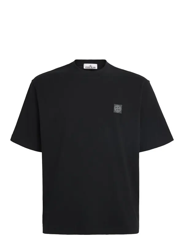 Stone Island Organic Cotton Ghost T-shirt - Black