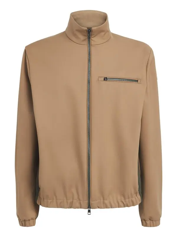 Moncler Cotton-blend Fourioun Jacket - Beige