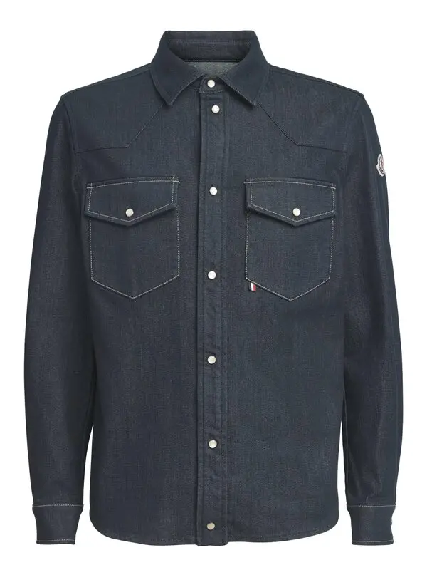 Moncler Denim Shirt - Blue