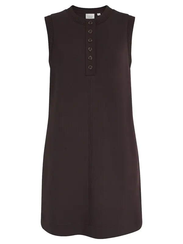 Varley Elba Sleeveless Mini Dress - Brown