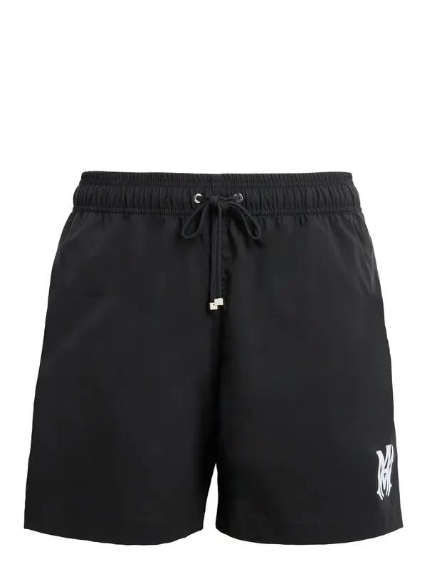 Amiri Ma Core Logo Swim Shorts - Black