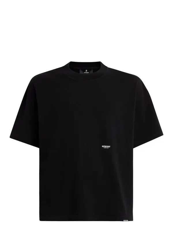 REPRESENT Cotton Micro Owners Club T-shirt - Black