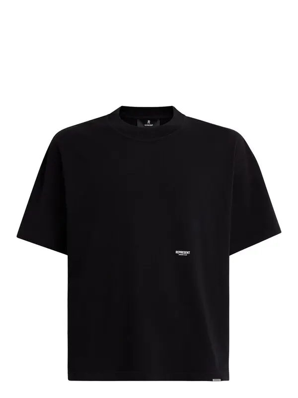REPRESENT Cotton Micro Owners Club T-shirt - Black