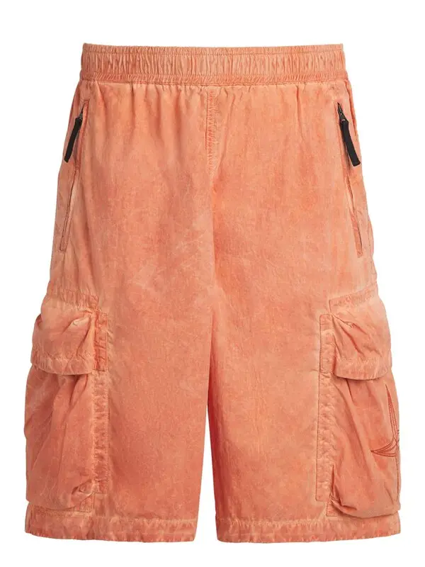 Stone Island Nylon Cargo Shorts - Orange