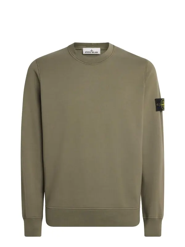 Stone Island Compass Logo Sweatshirt - Green