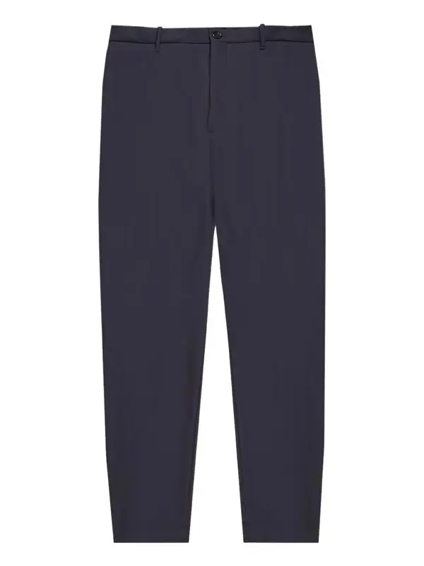 Incotex Tailored Trousers With Belt Loops - Dark Blue