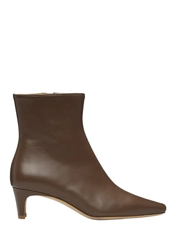 Staud Wally Ankle Boots - Cocoa