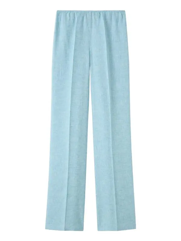 Loro Piana Sven High-waisted Wide-leg Trousers - Iceland