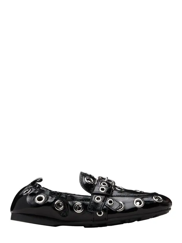 Marc Jacobs Grommet Jude Loafers - Black
