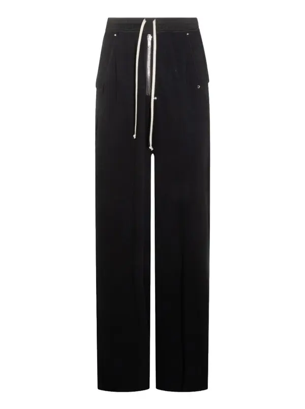Rick Owens Drawstring Wide-leg Pants - Black