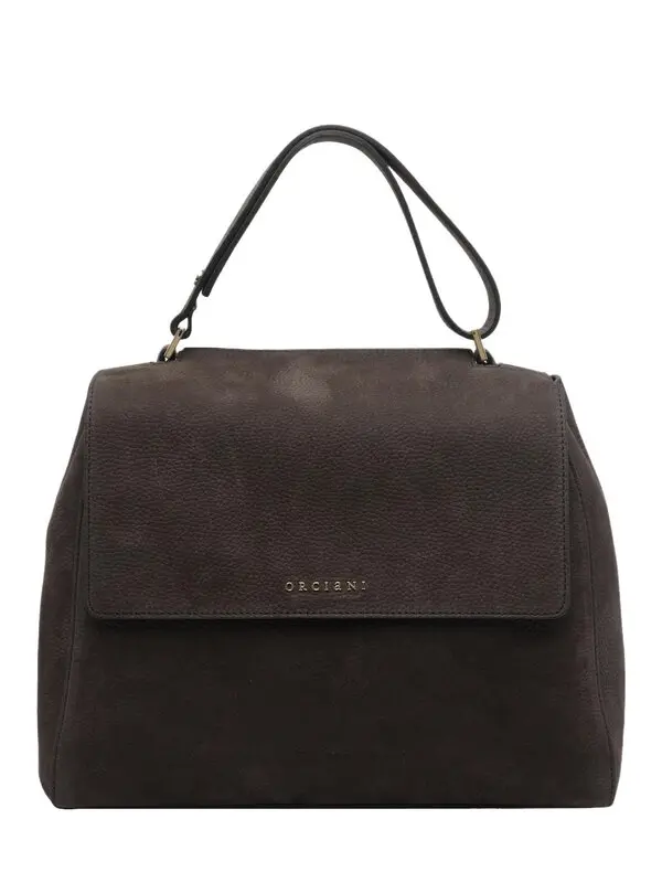 Orciani Top-handle Shoulder Bag - Moro