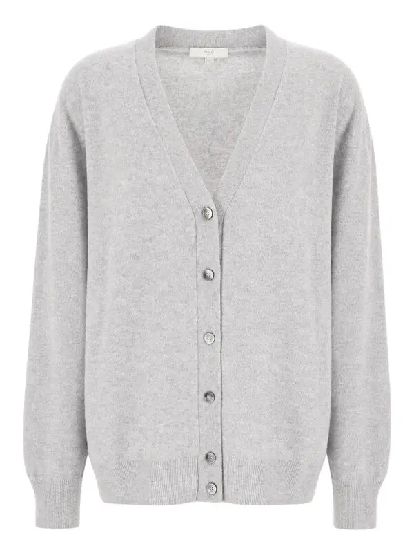 Malo Fine-knit Cashmere Cardigan - No