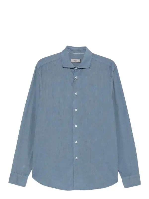 Canali Long-sleeved Shirt - Blue