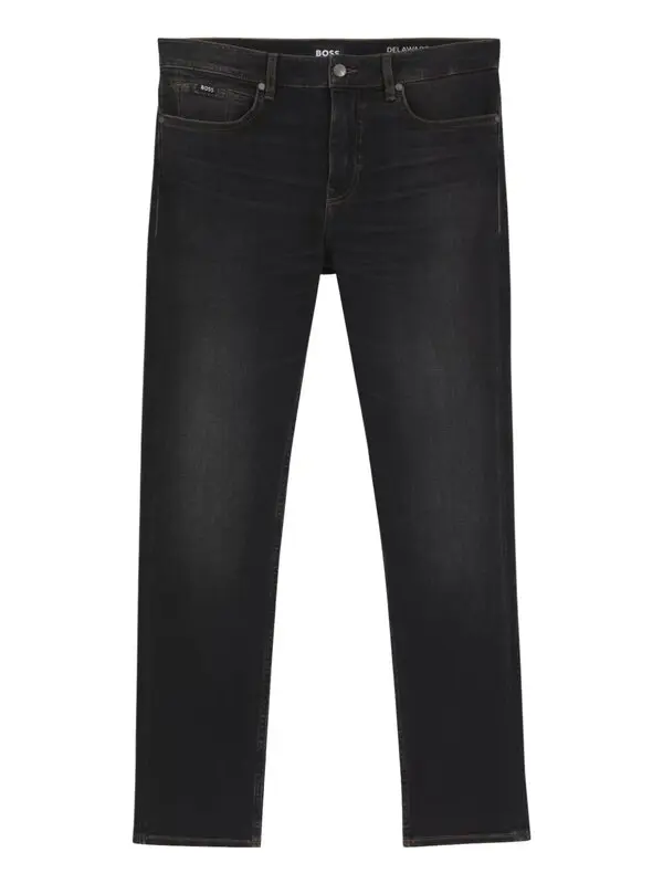 Hugo Boss Delaware Slim-fit Jeans - Black