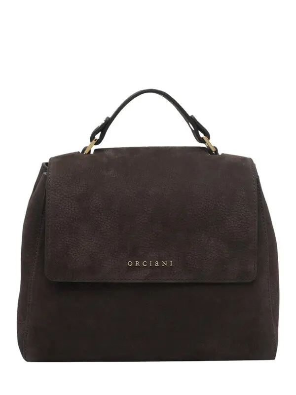 Orciani Top-handle Shoulder Bag - Moro