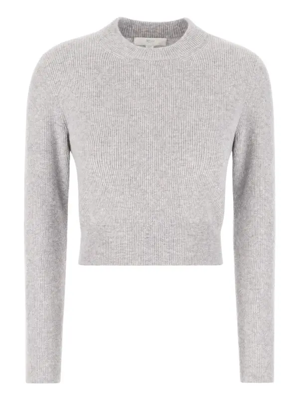 Malo Ribbed-knit Cropped Sweater - No