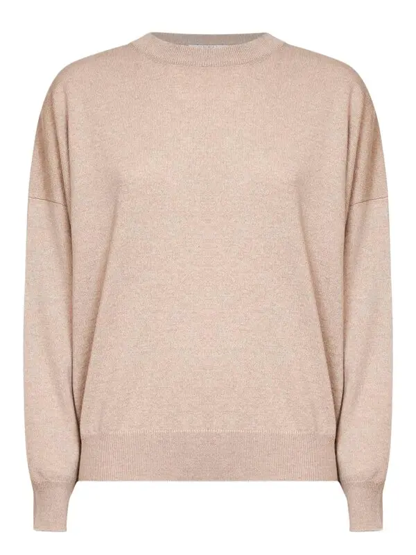 Brunello Cucinelli Long-sleeve Knit Top - Light Brown