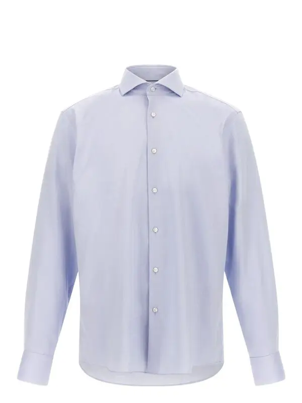 Hugo Boss Oxford Slim-fit Shirt - Light Blue