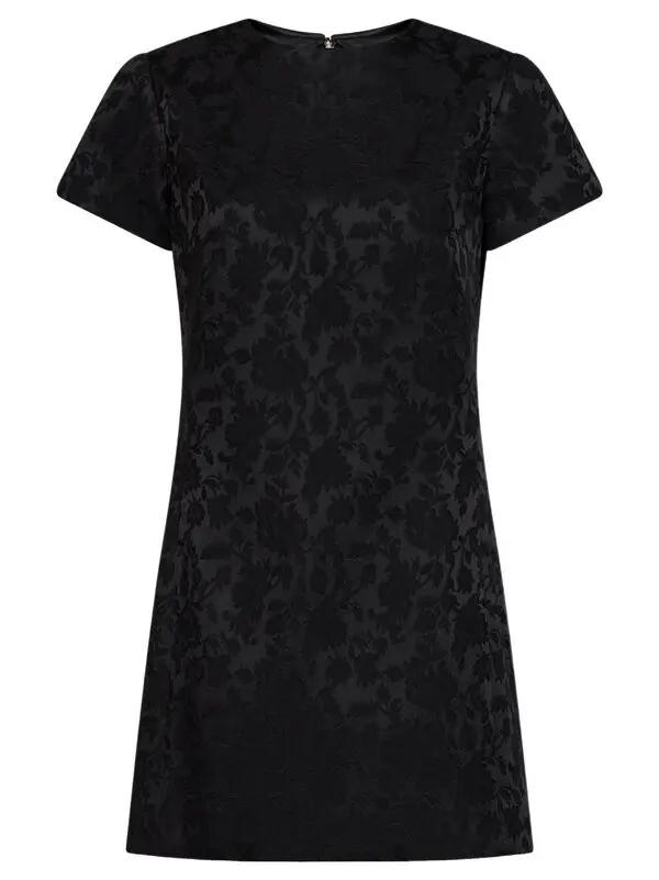 Saint Laurent Short-sleeved Dress - Black