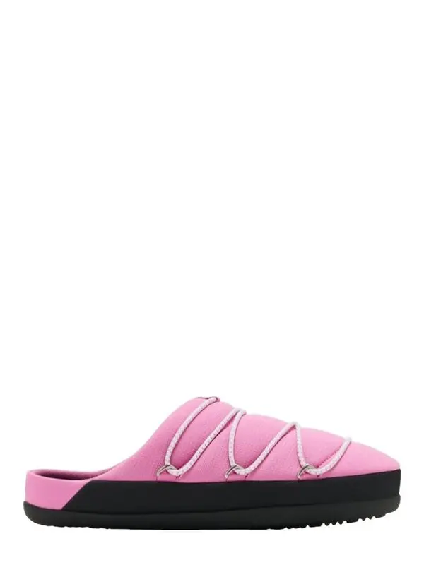 Moon Boot Elastic Band Slippers - Pink