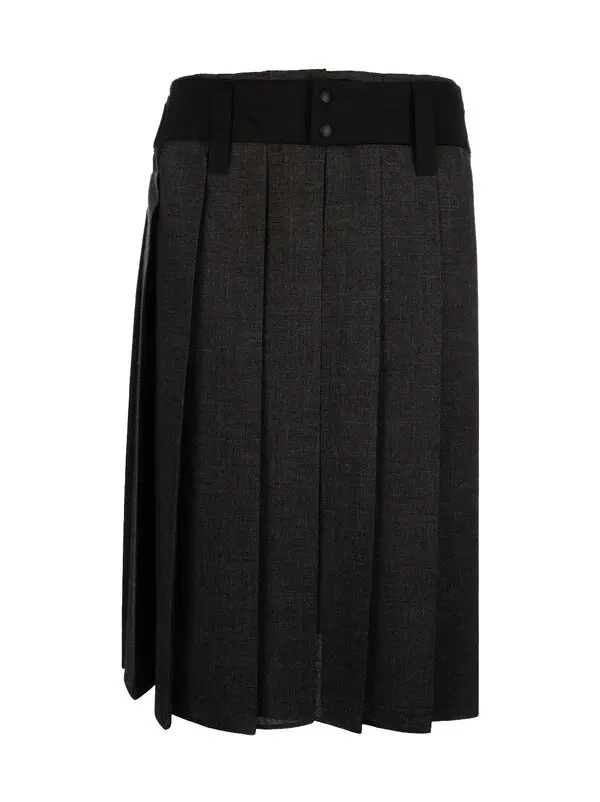 Prada Pleated Skirt - Multicolor